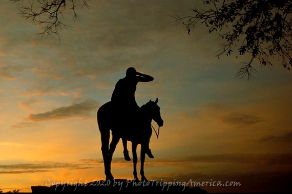 The Scout Indian Scout Statue Kansas City Missouri Native | Etsy