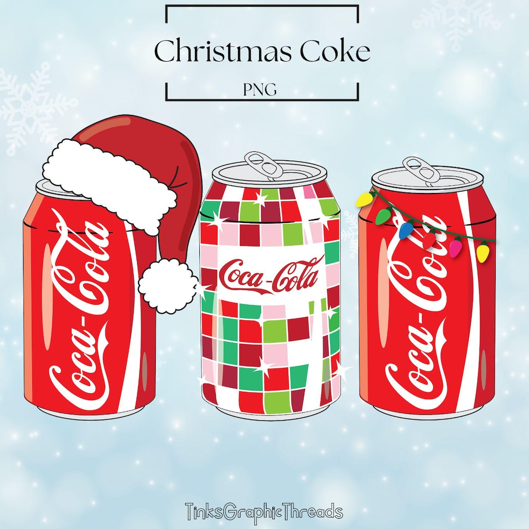 Christmas Coke Can PNG – Coca Cola Holiday Clipart – Merry Christmas ...