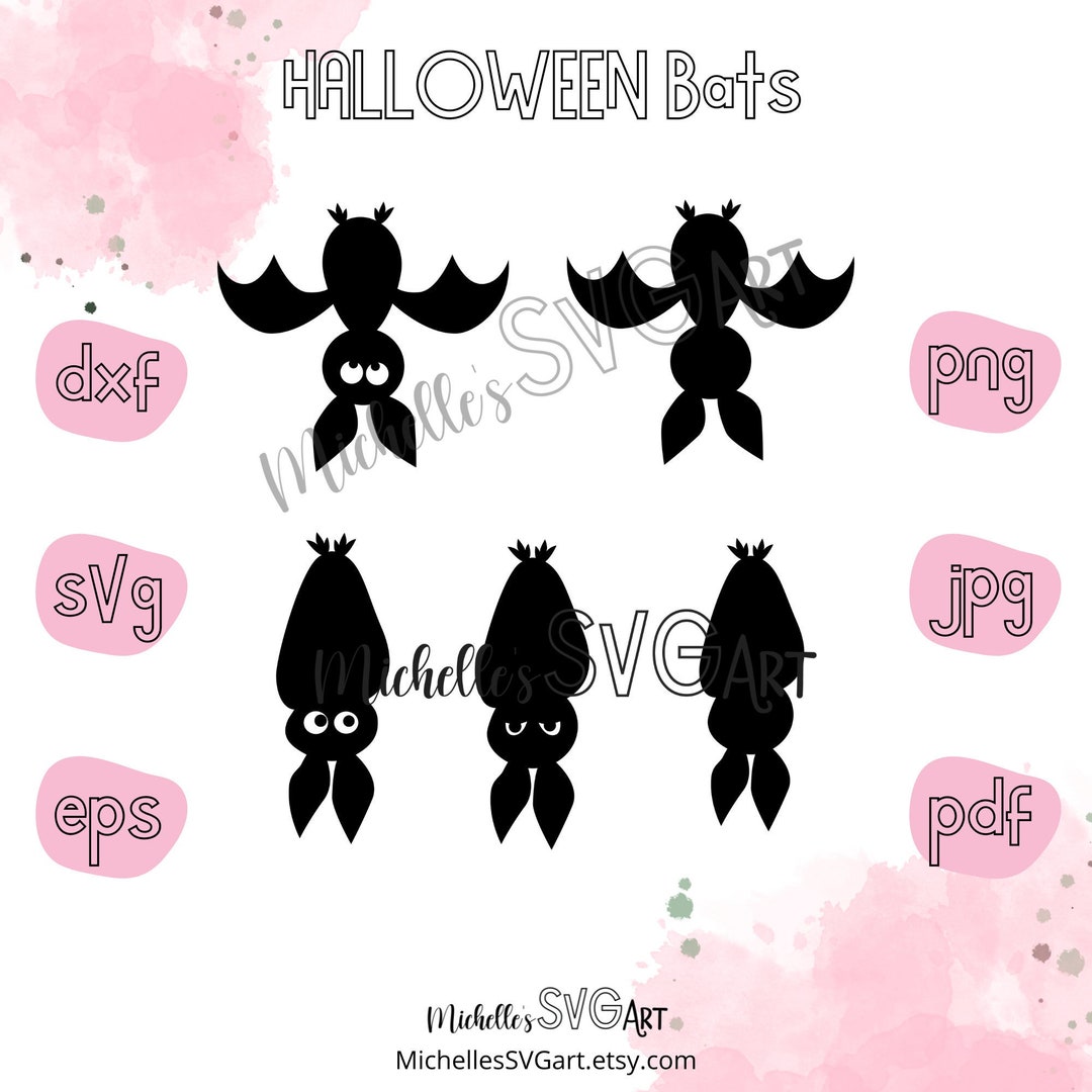 Cute Vampire Bat Clipart – Halloween Bats PNG – Spooky & Fun Bat ...