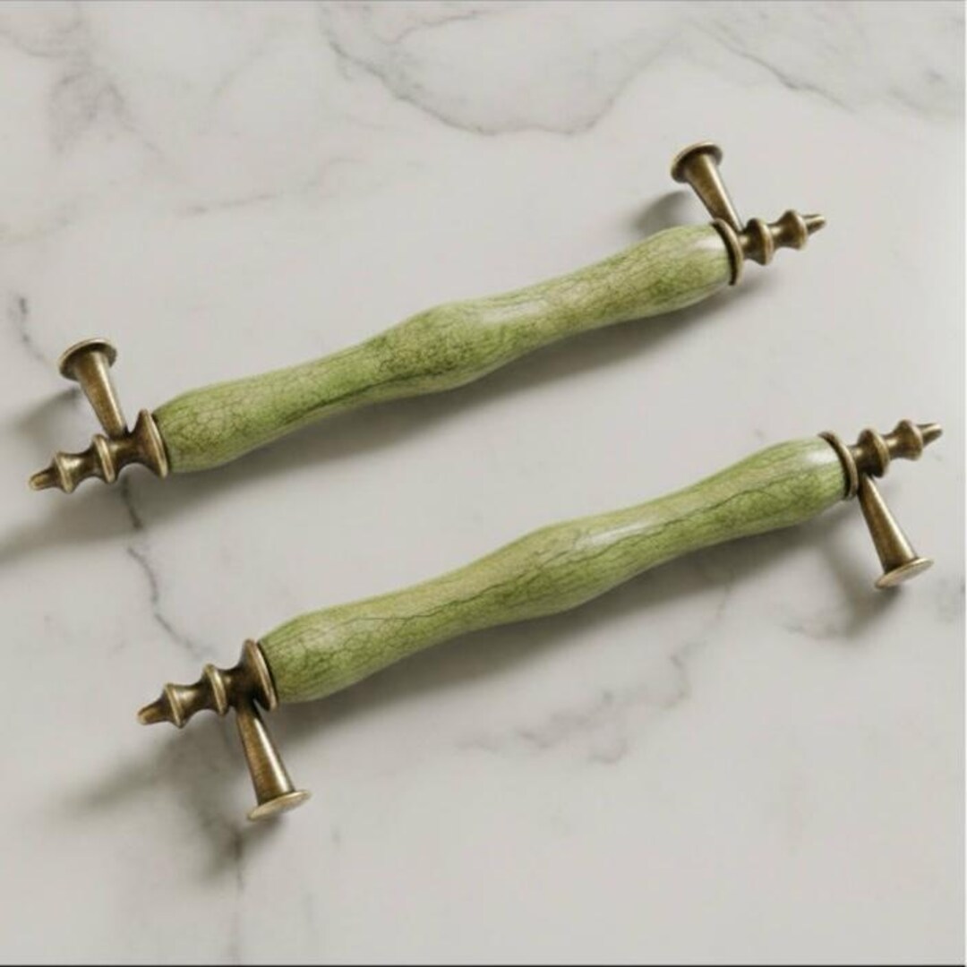 Luxury Porcelain Cabinet Handles 128mm | Handmade Ceramic Drawer Pulls ...