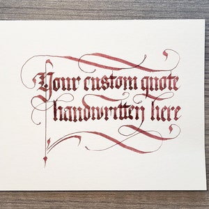 Calligraphy Service - Etsy