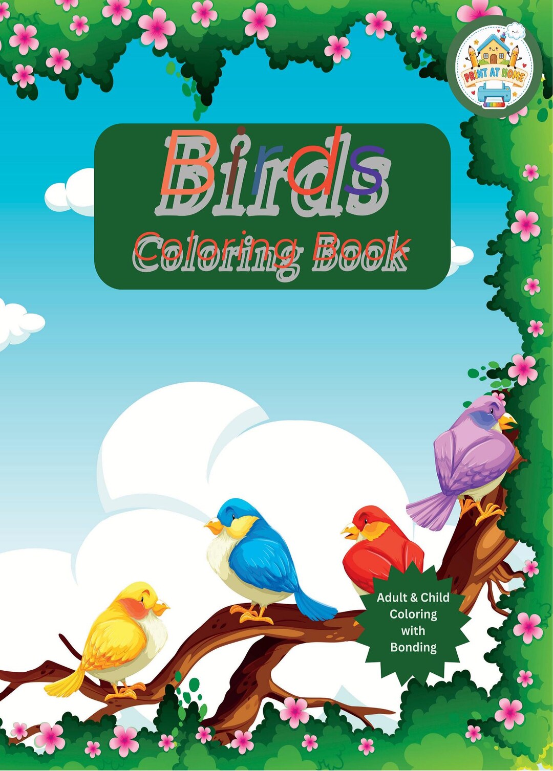 Birds Colouring Book - Print. Color. Repeat. - Etsy