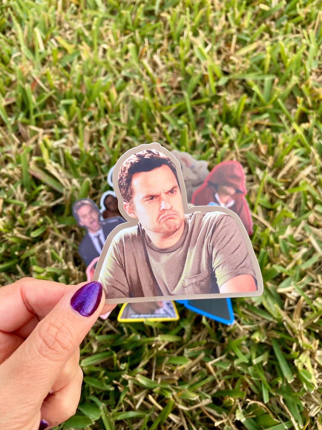 Nick Miller Inspired Sticker Pack: New Girl, Matte Vinyl Stickers - Etsy