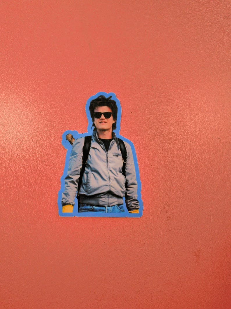 Steve Harrington Sticker Pack: Stranger Things Inspired Vinyl Stickers ...