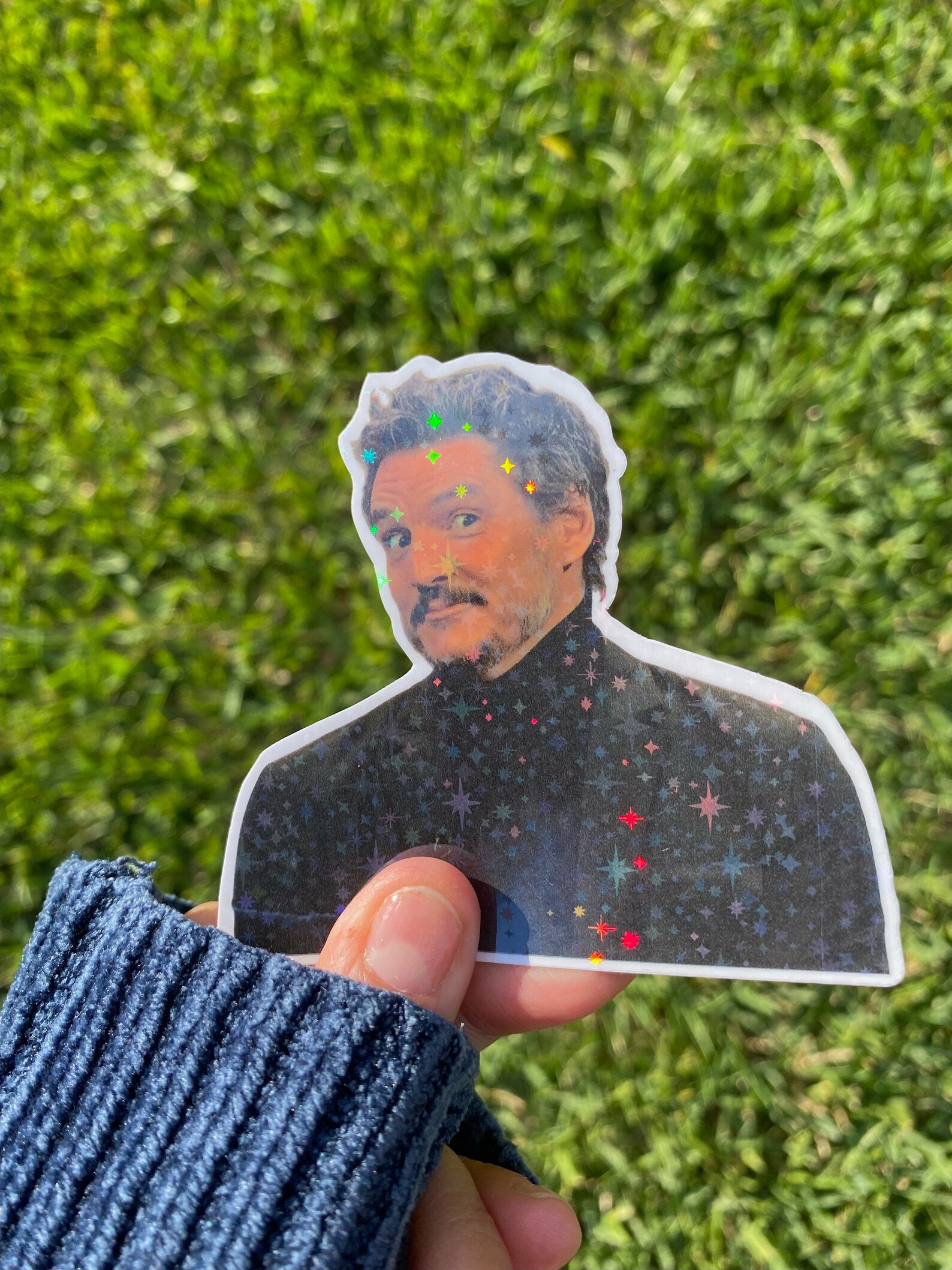 Pedro Pascal Holo Stickers Pedro Pascal Pedro Pascal - Etsy