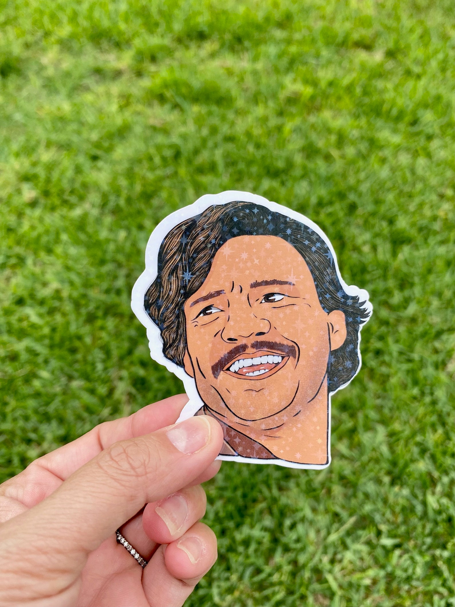 Pedro Pascal Holo Stickers Pedro Pascal Pedro Pascal - Etsy