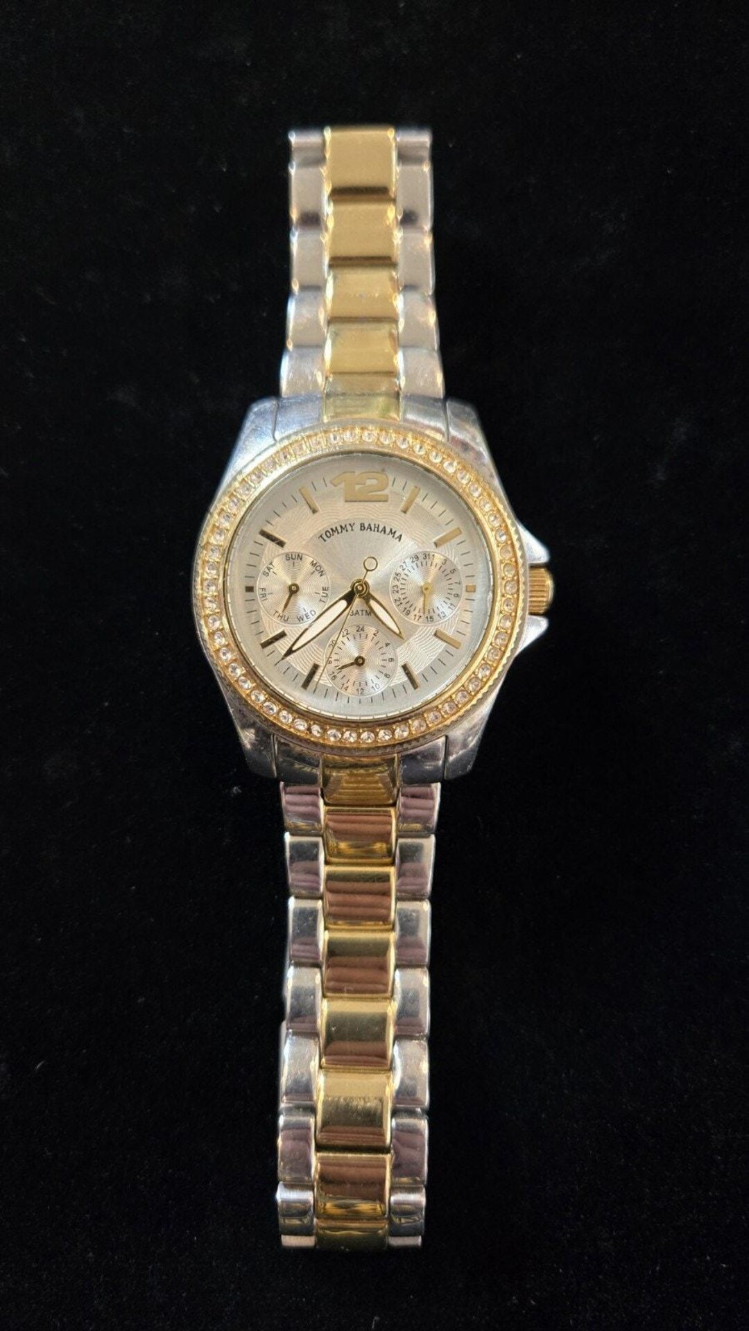 Tommy Bahama TB4047 Riviera Silver Dial Two Tone Stainless Women's ...