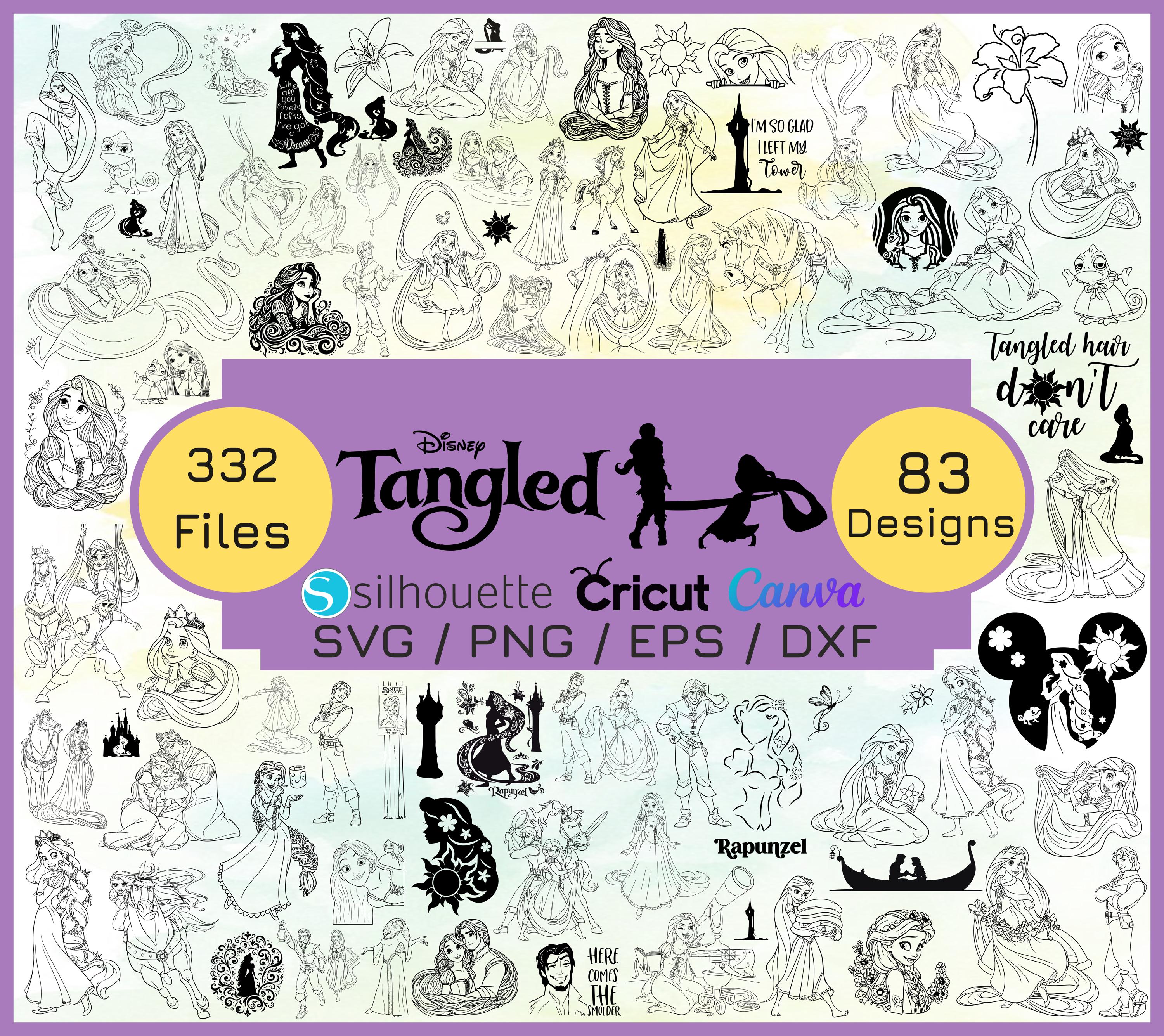Rapunzel SVG Bundle, Tangled Svg, Rapunzel Svg Files for Cricut and ...