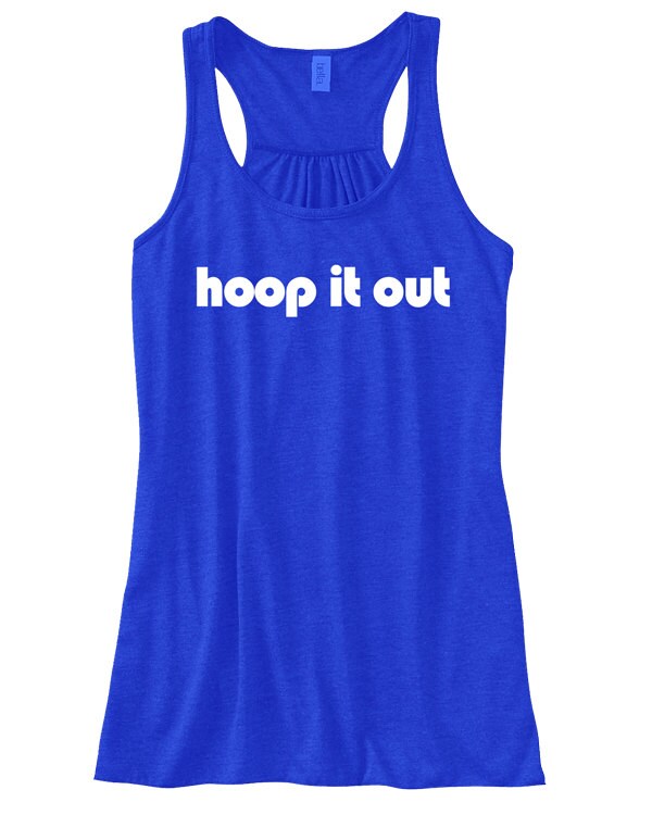 Hoop It Out Flowy Racerback Tank - Etsy