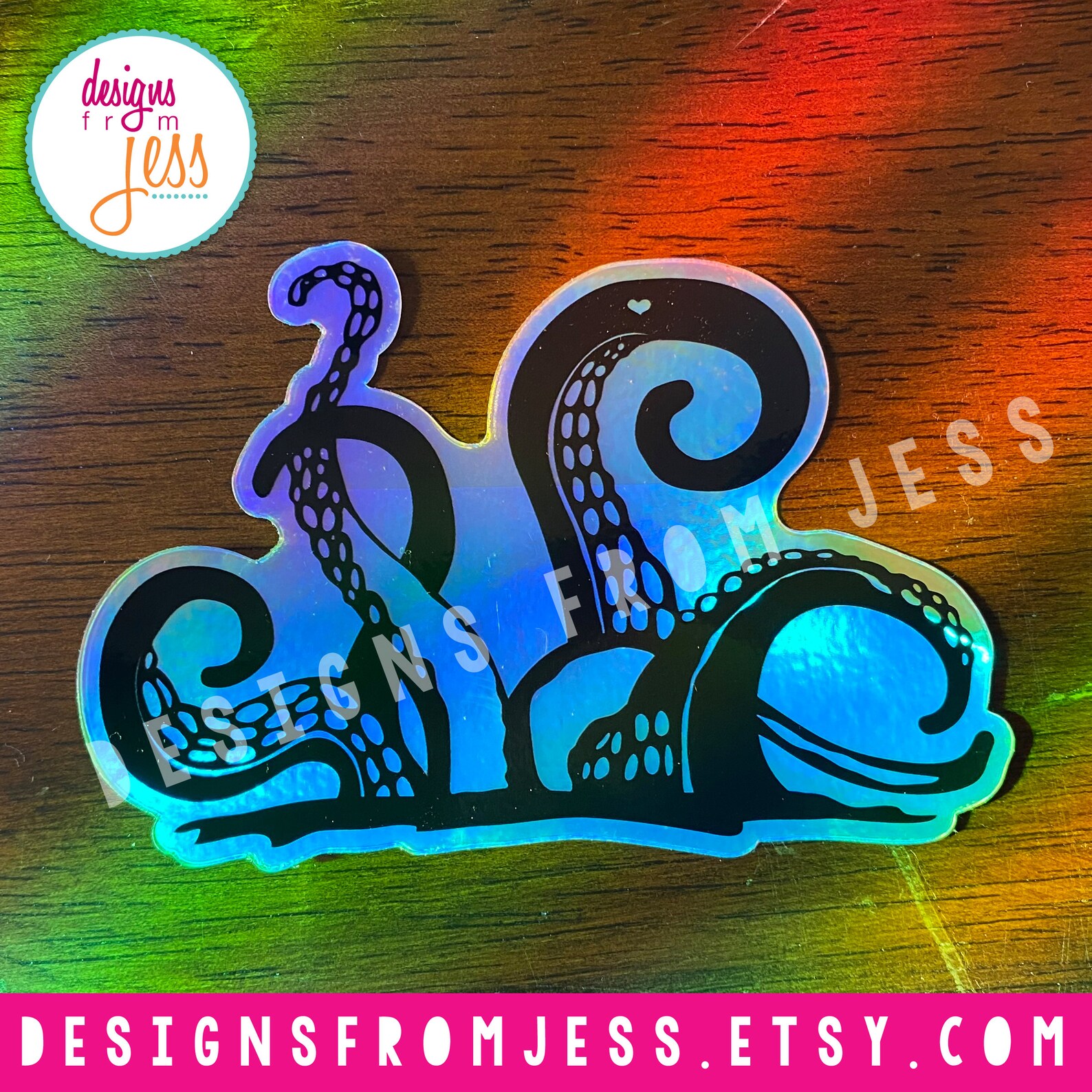 Octopus Tentacles Sticker for Laptop Notebook Tumbler Car - Etsy