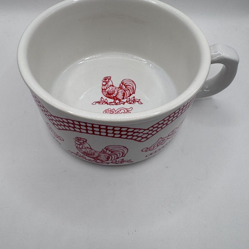 Hand Painted Rooster Soup - Etsy