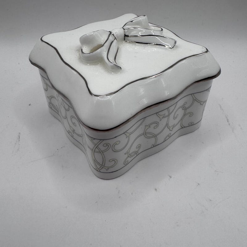 Wedgwood Bone China Box - Etsy