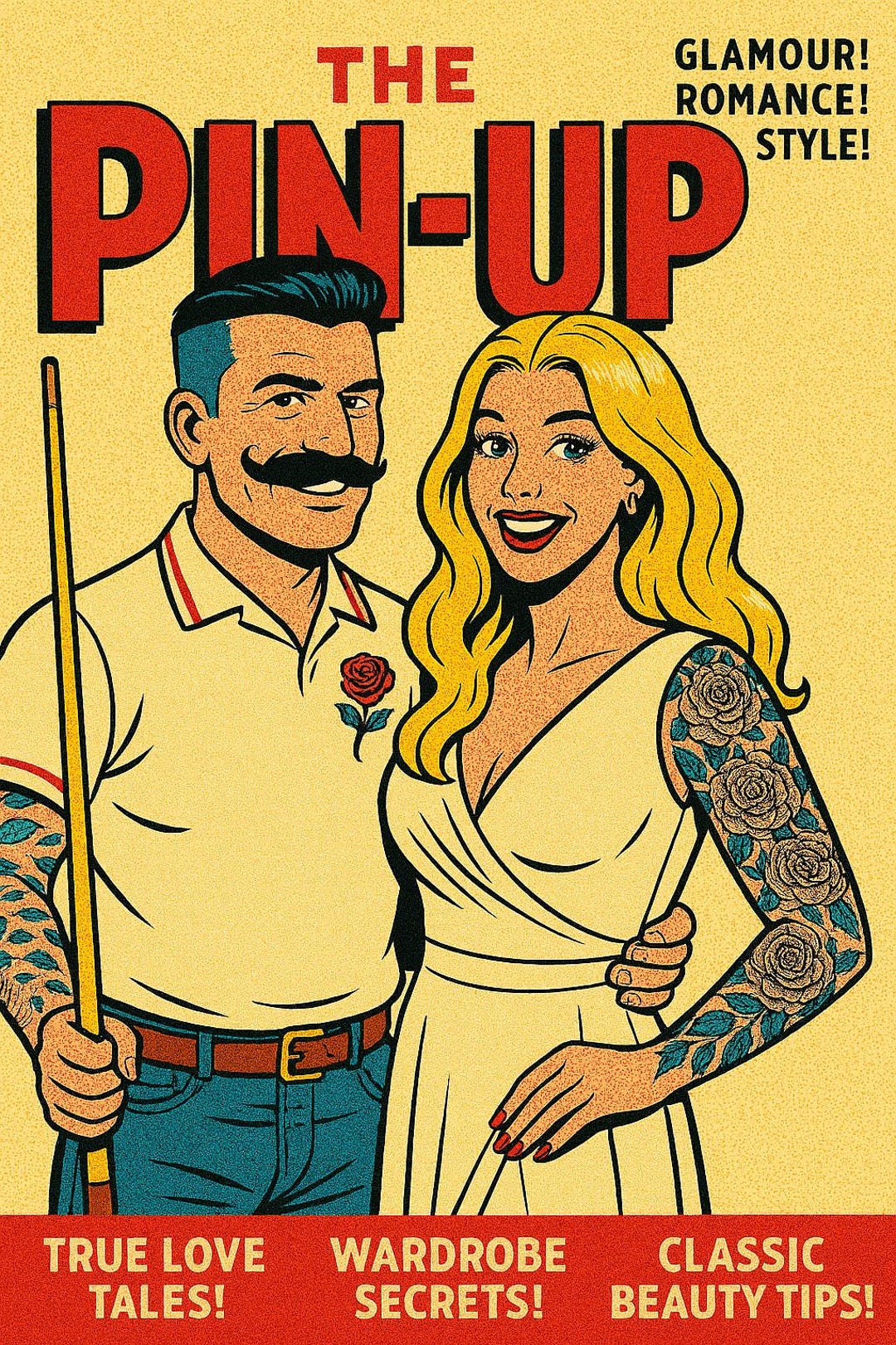 Custom Pin‑up Portrait | Pop Art Portrait | Personalized Retro Artwork ...