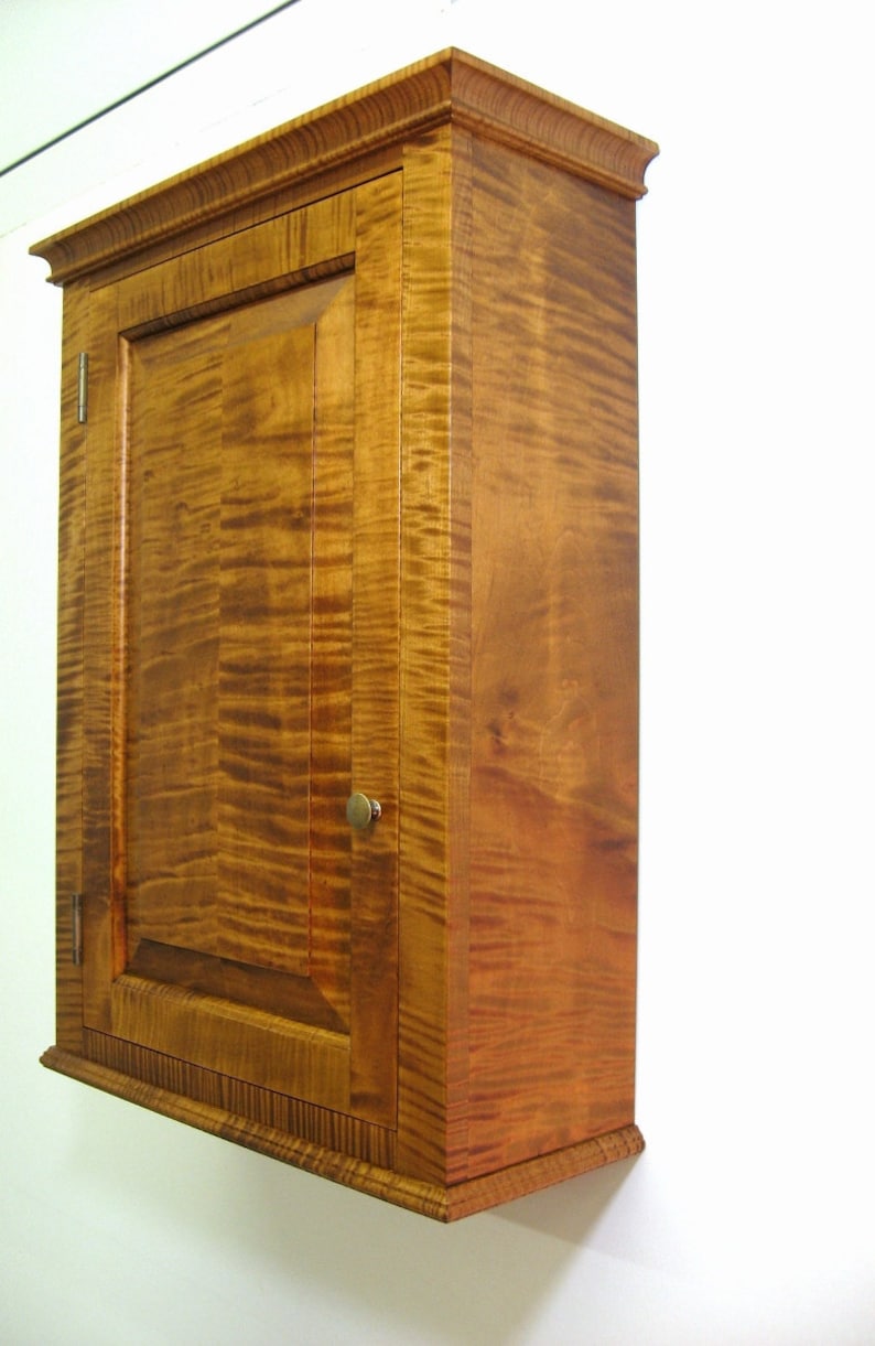 Tiger Maple Spice Cabinet Wall Cupboard - Etsy