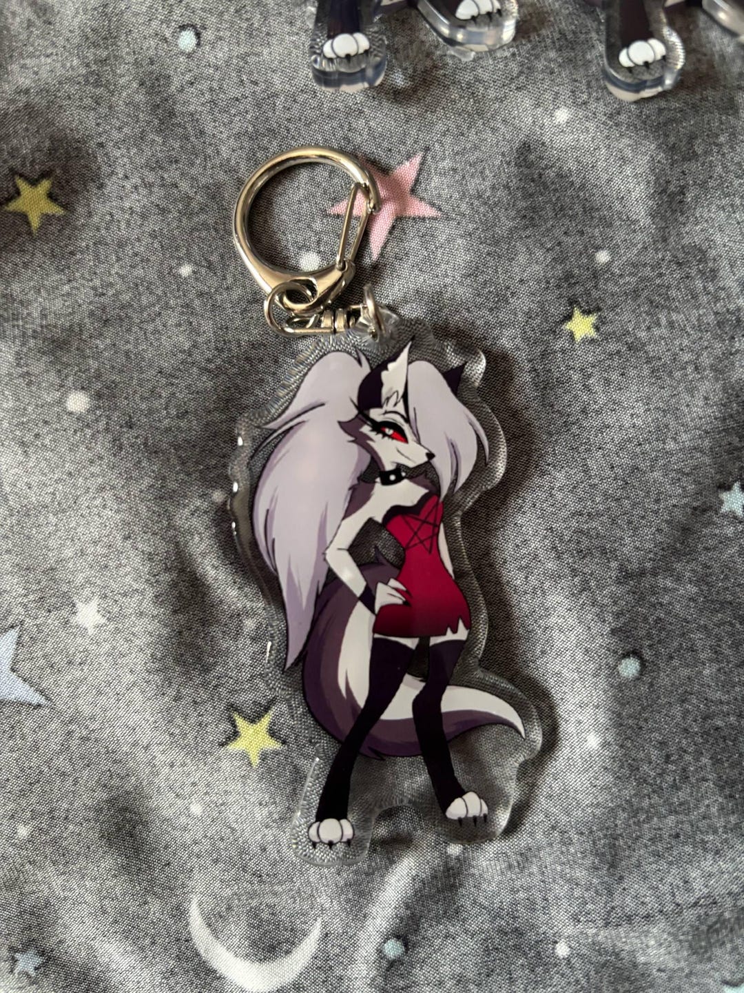 Helluva Boss Loona Keychain: 3" Acrylic Charm - Etsy