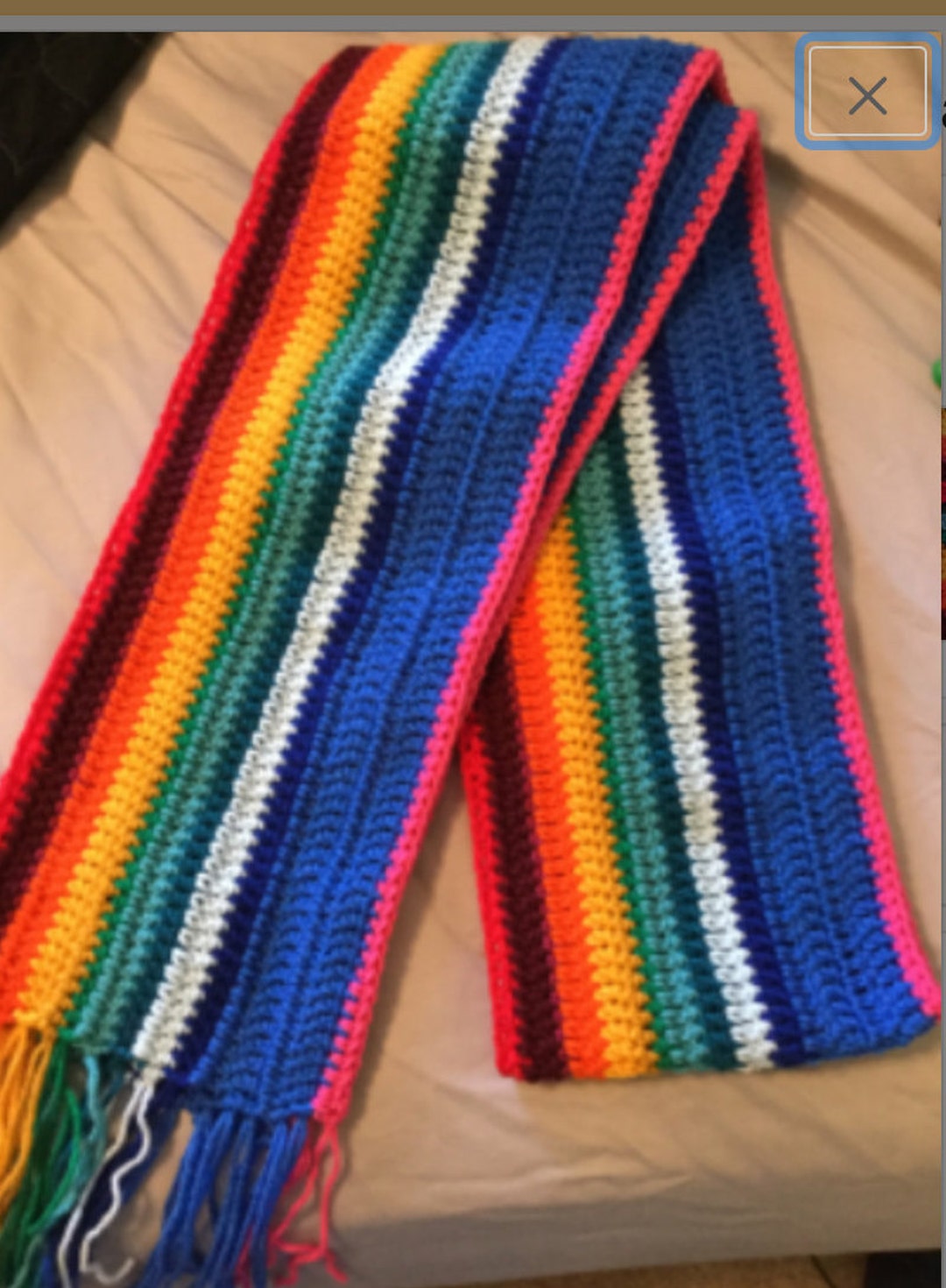 6 Ft Rainbow Time Traveling Doctor Scarf - Etsy