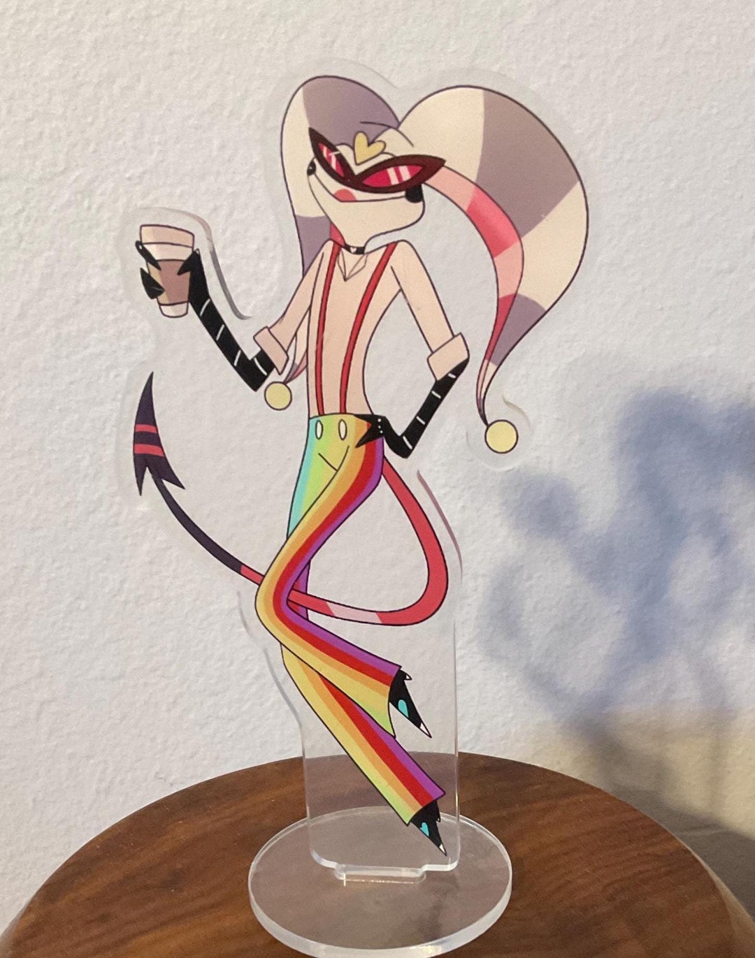 Helluva Boss Rainbow Fizz Fizzarolli 6" Acrylic Standee - Etsy