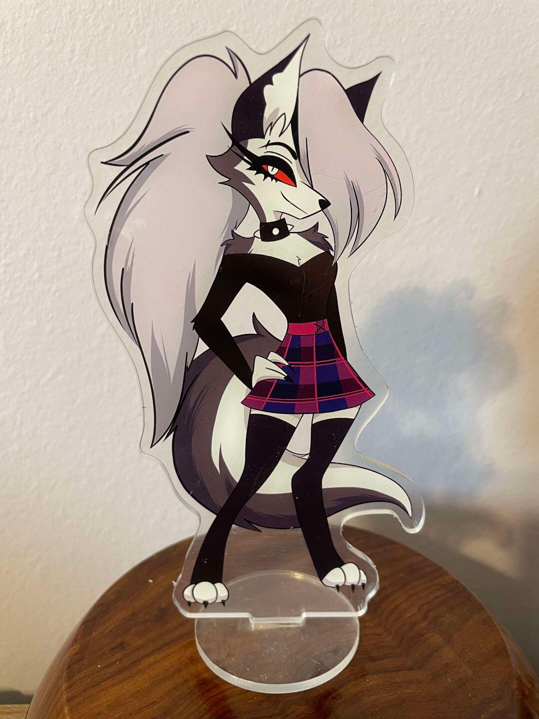 Ready to Ship! Helluva Boss Loona Bisexual Pride Heart Holo Acrylic Standee 6" - Etsy UK