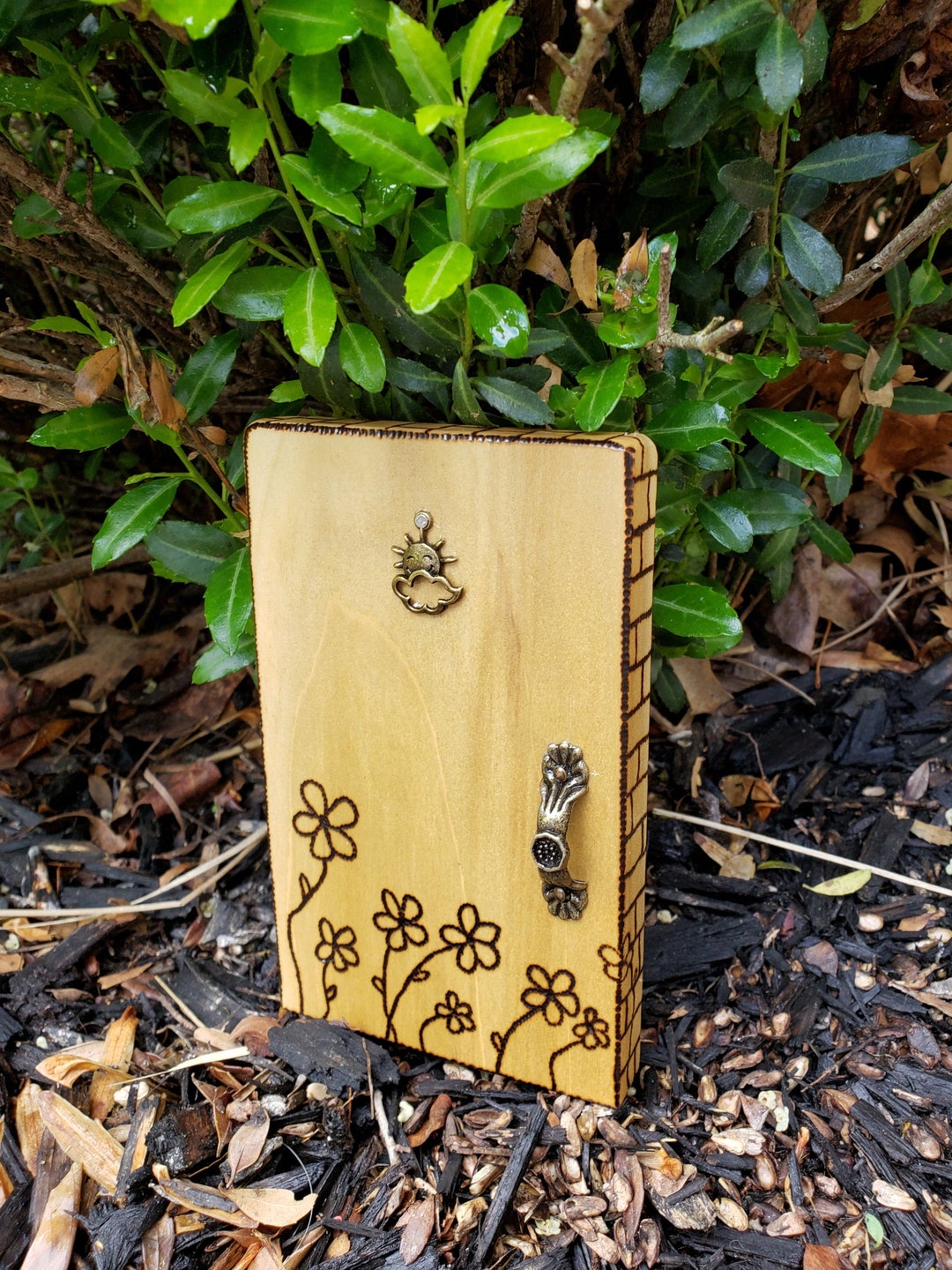 Invitation Door, Wood Door, Home Decor, Garden Decor, Fairy Door ...