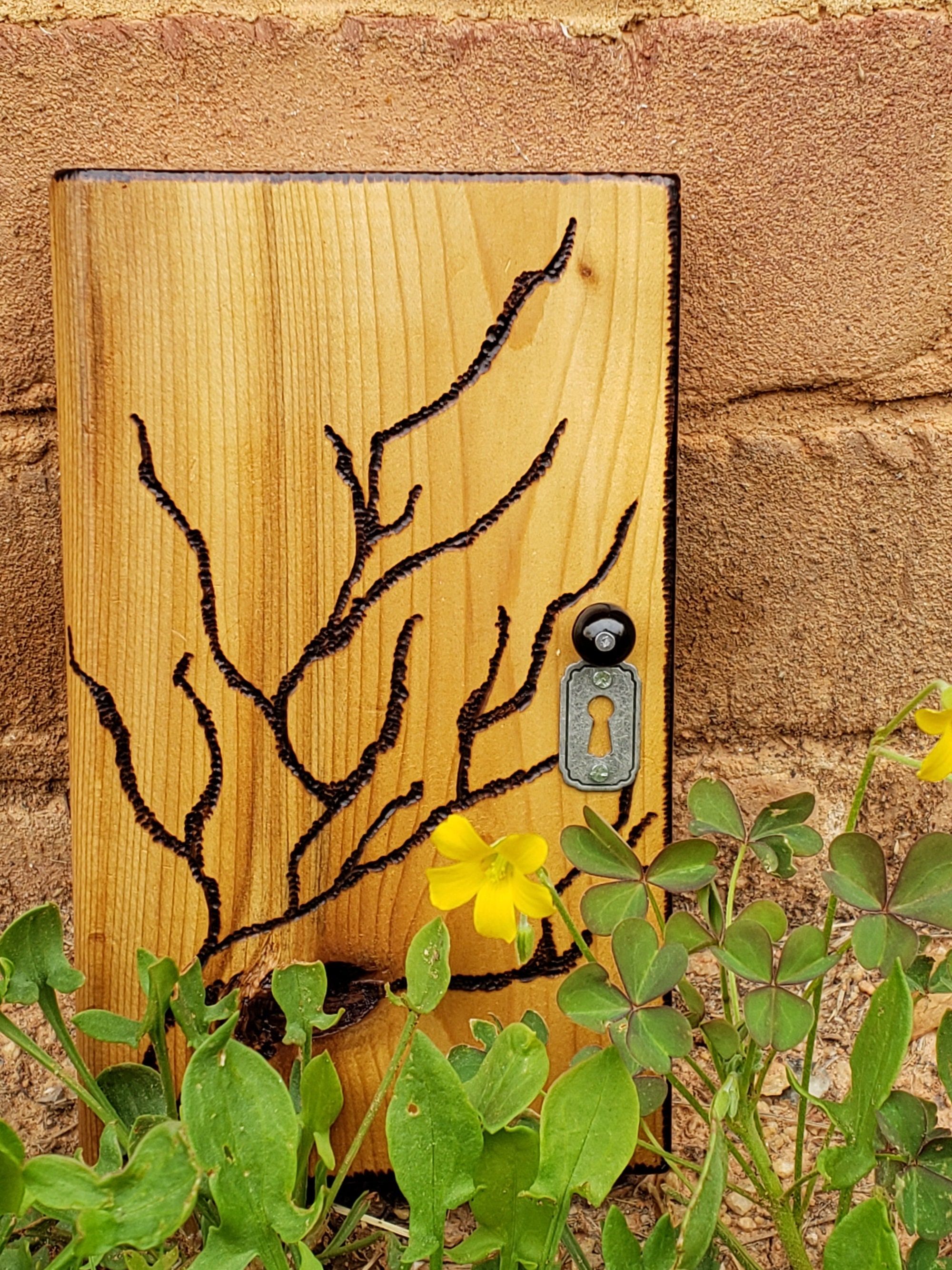 Invitation Door Wood Door Home Decor Garden Decor Fairy | Etsy