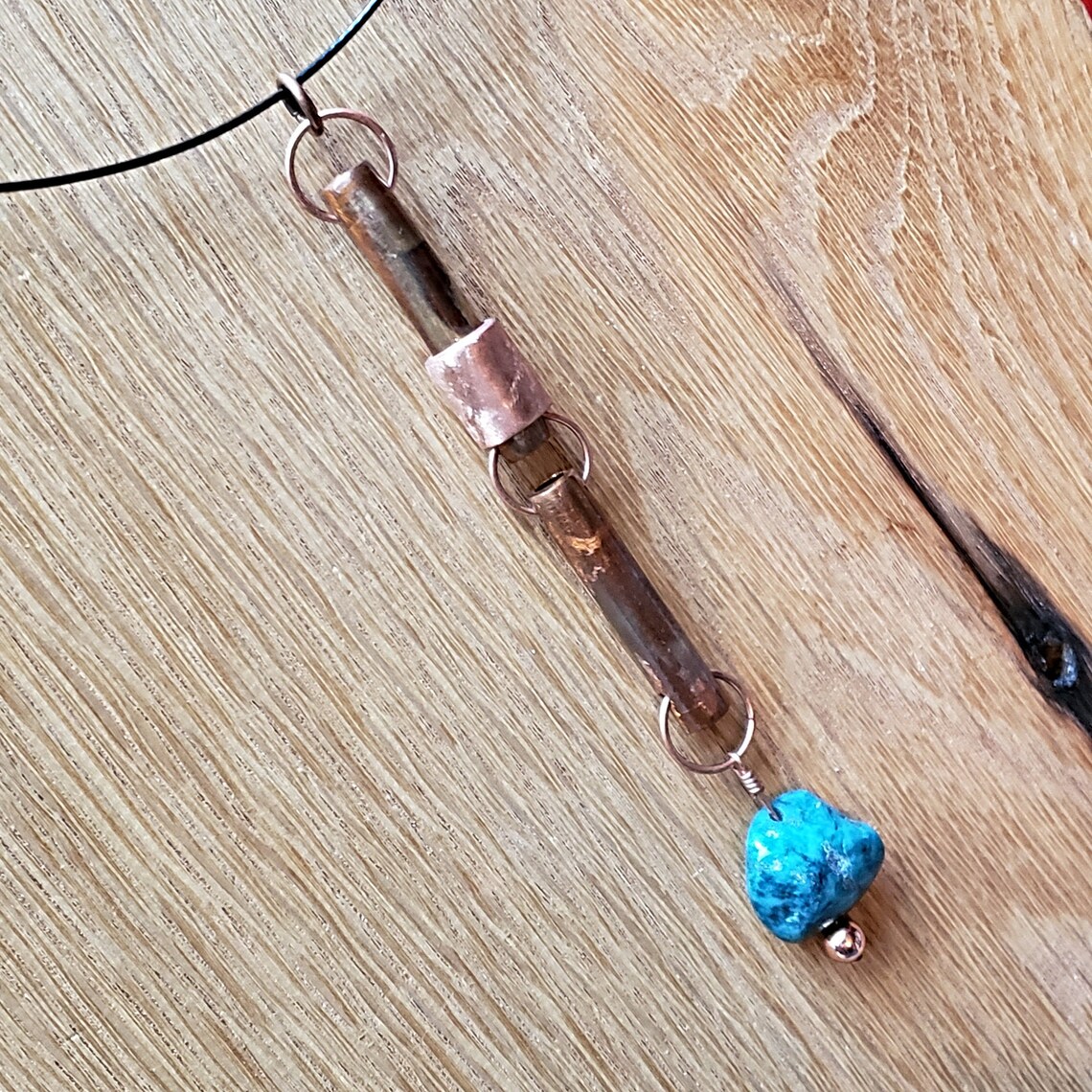 Edgy Necklace, Edgy Pendant, Copper Pendant, Copper Necklace, Funky ...
