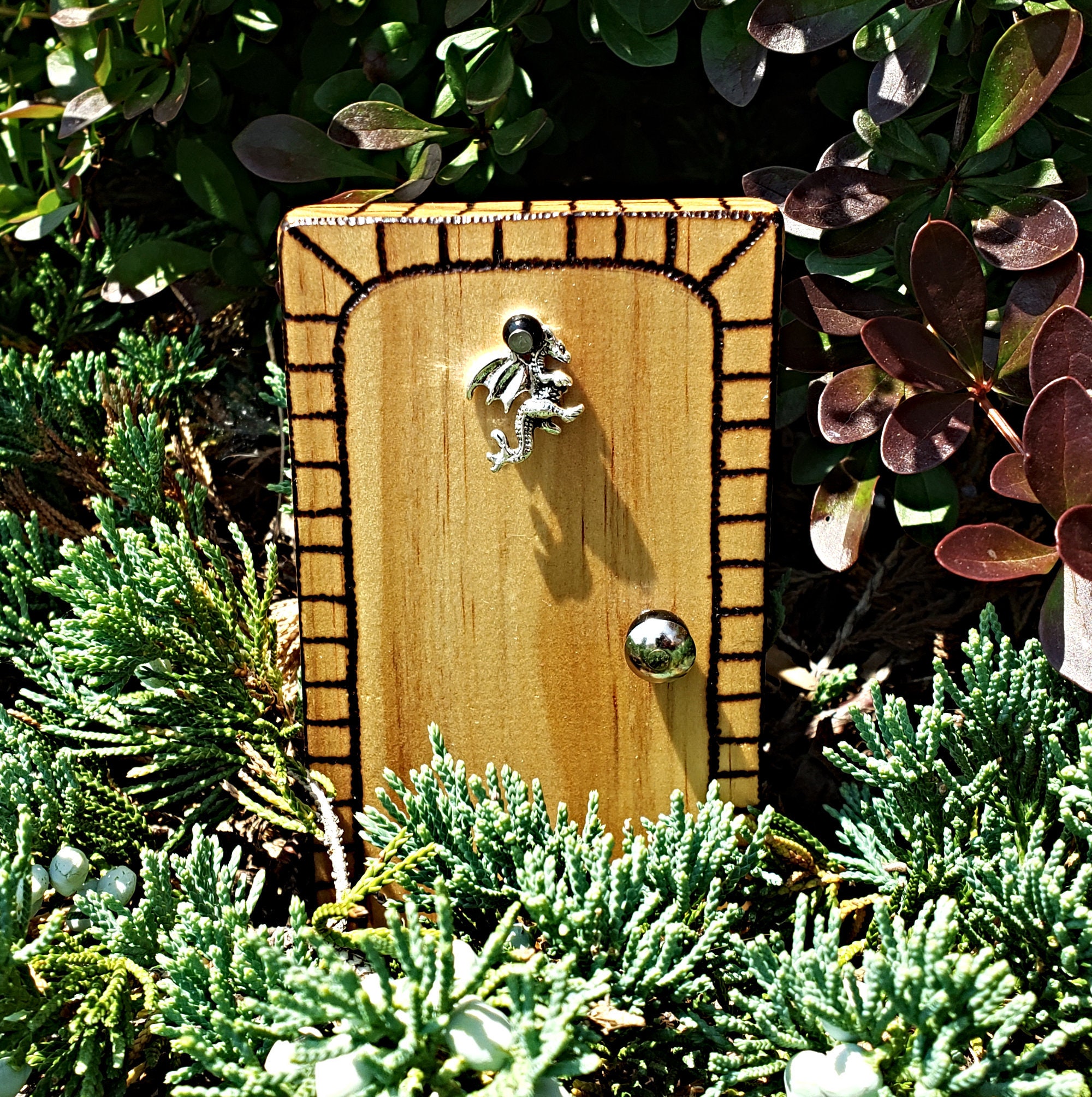 Invitation Door, Wood Door, Home Decor, Garden Decor, Fairy Door ...