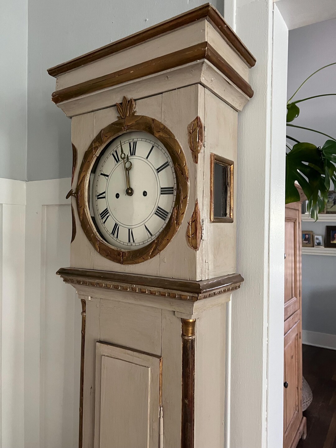 Antique Pine Clock - Etsy