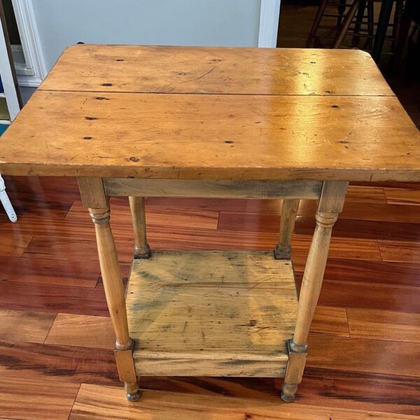 Antique English Pine Coffee Table - Etsy