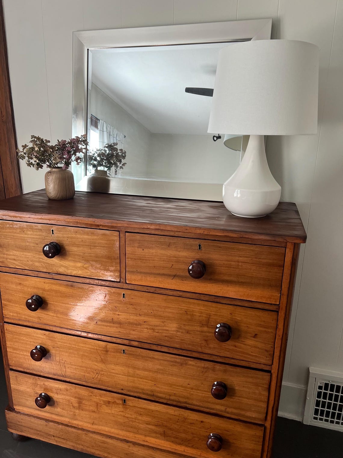 Welsh ANTIQUE Larger Pine Chest of Drawers - Etsy