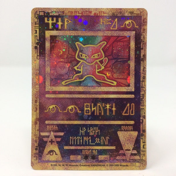 Ancient Mew Card - Etsy