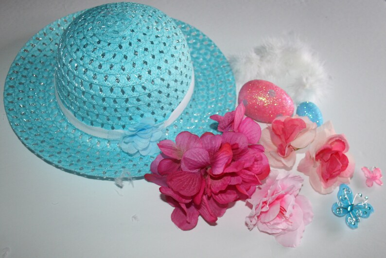 DIY Craft Kit for Kids Make Your Own Easter Bonnet Kids - Etsy