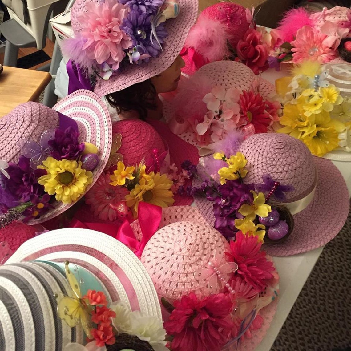 DIY Craft Kit for Kids Make Your Own Easter Bonnet Kids - Etsy