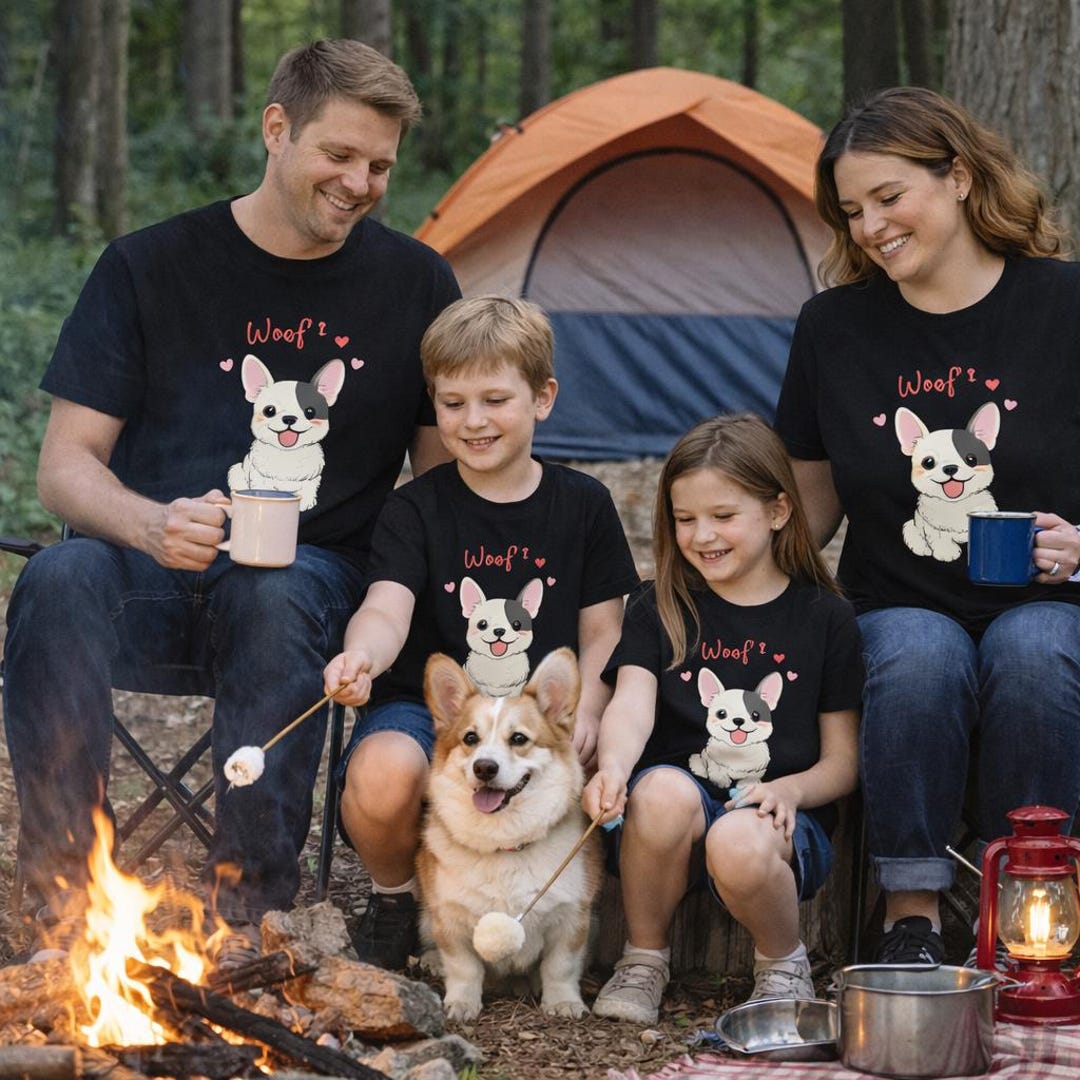 Organic Woof Puppy T-shirt | Organic -limited - Etsy