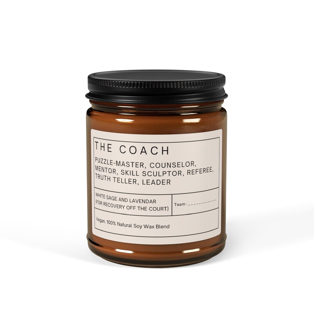 The Coach Candle for Volleyball - Etsy