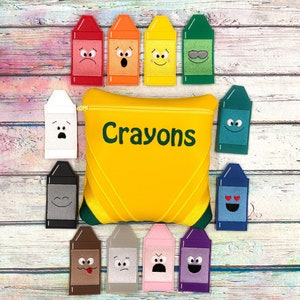 Crayons Finger Puppet Set, Gifts for Kids, Educational Activities for ...