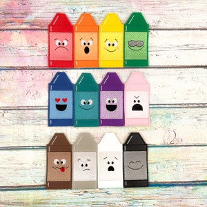 Crayons Finger Puppet Set, Gifts for Kids, Educational Activities for ...