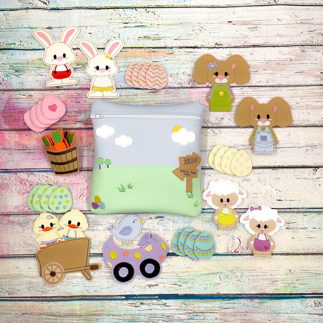 Easter Bunny Finger Puppet Set, Gifts for Kids, Educational Activities ...