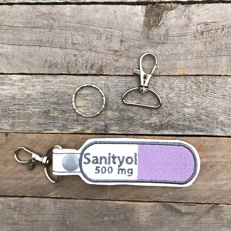 Chill Pill Key Ring Key Fob Bag Tag Snap Tab: Chillidon | Etsy