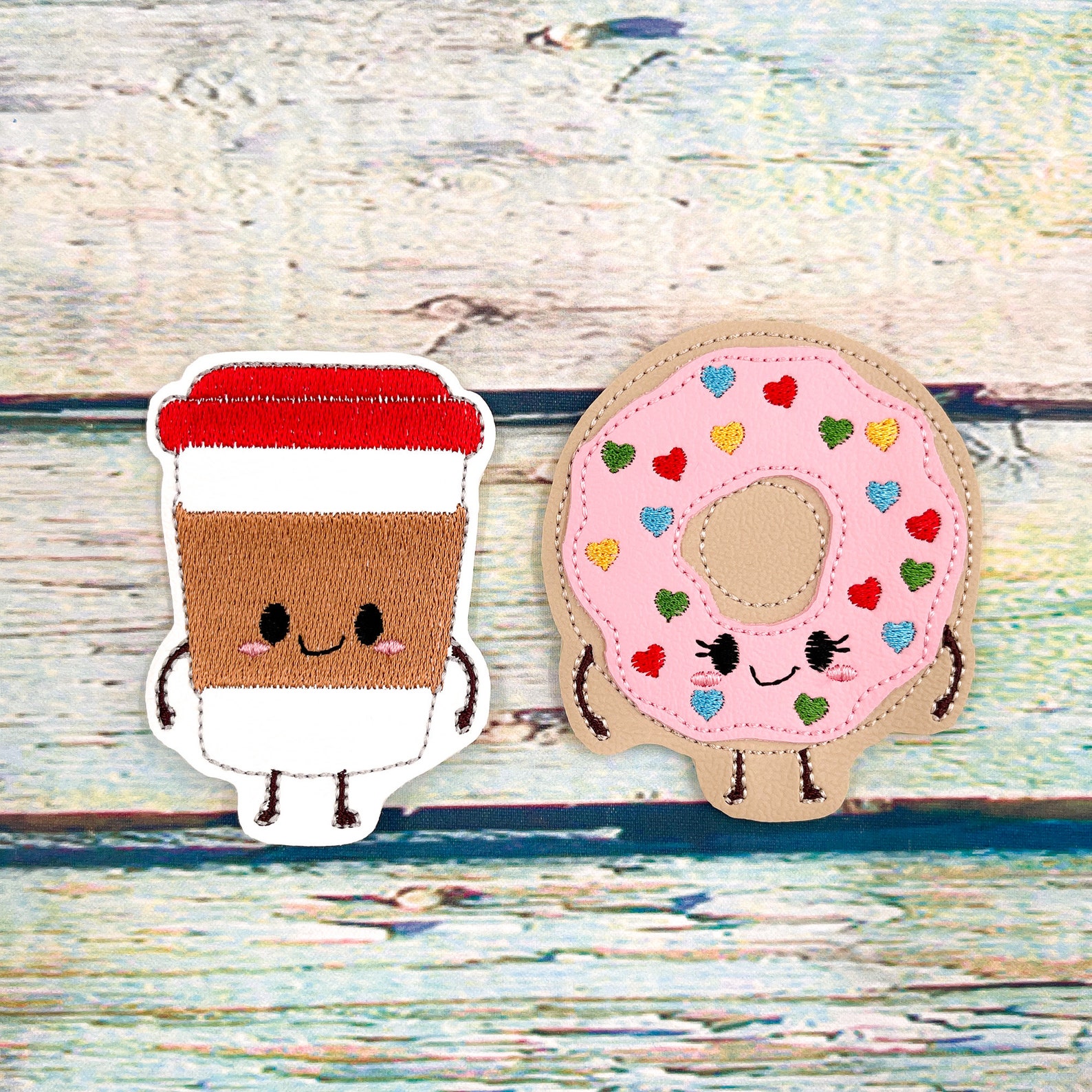 Coffee and Donut Perfect Pairs Finger Puppet Set Gifts for - Etsy