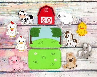 Jack-o-lantern Tin Play Set, Felty, Pumpkin Felties, Fidget Toy, Quiet ...