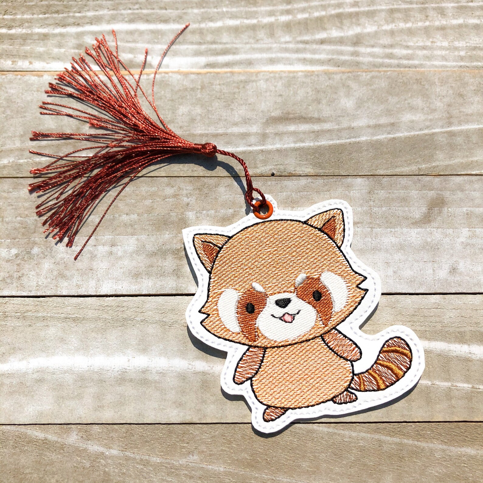 Red Panda Bookmark or Ornament Reader Gift for Readers Gifts | Etsy