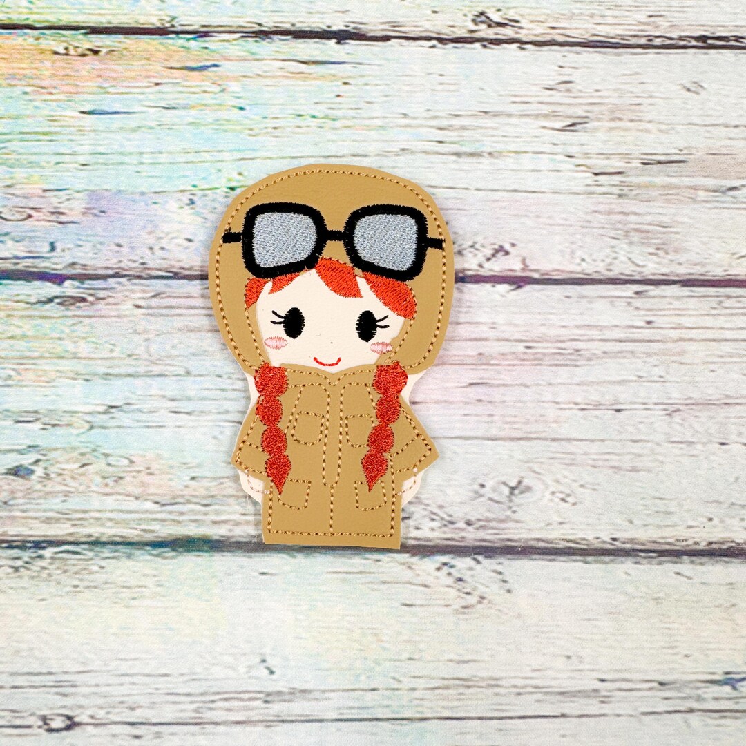 Pilot Girl 1 Finger Puppet - Etsy