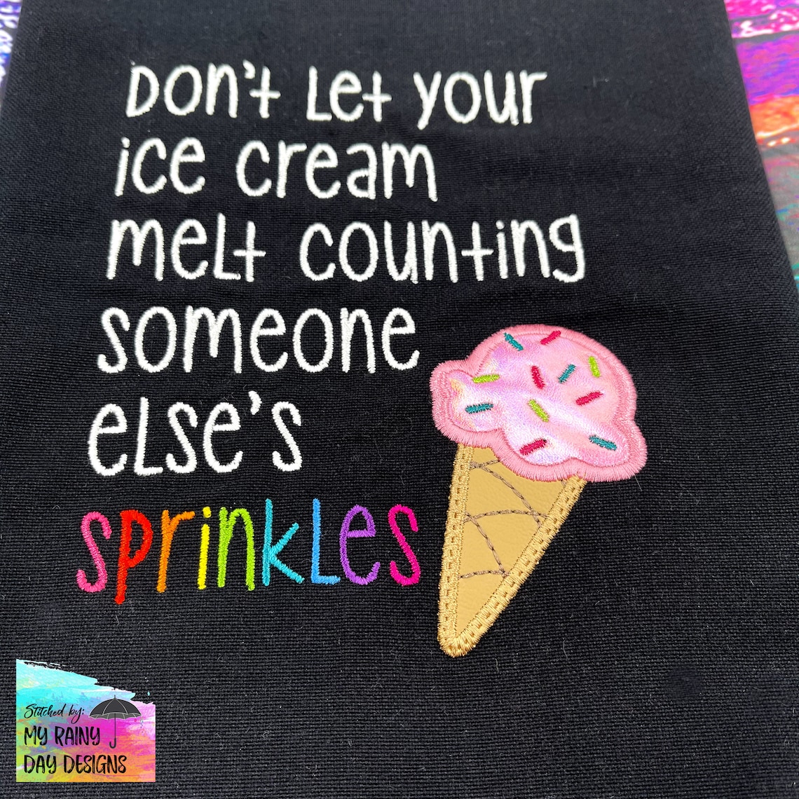 Don't Let Your Ice Cream Melt Counting Someone Else's | Etsy Don't Let Your Ice Cream Melt Counting Someone Else's | Etsy