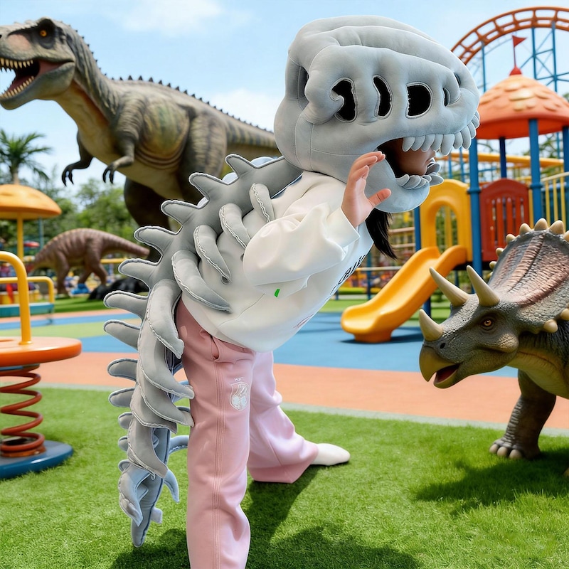 Wearable Dinosaur Skeleton Plush - Etsy