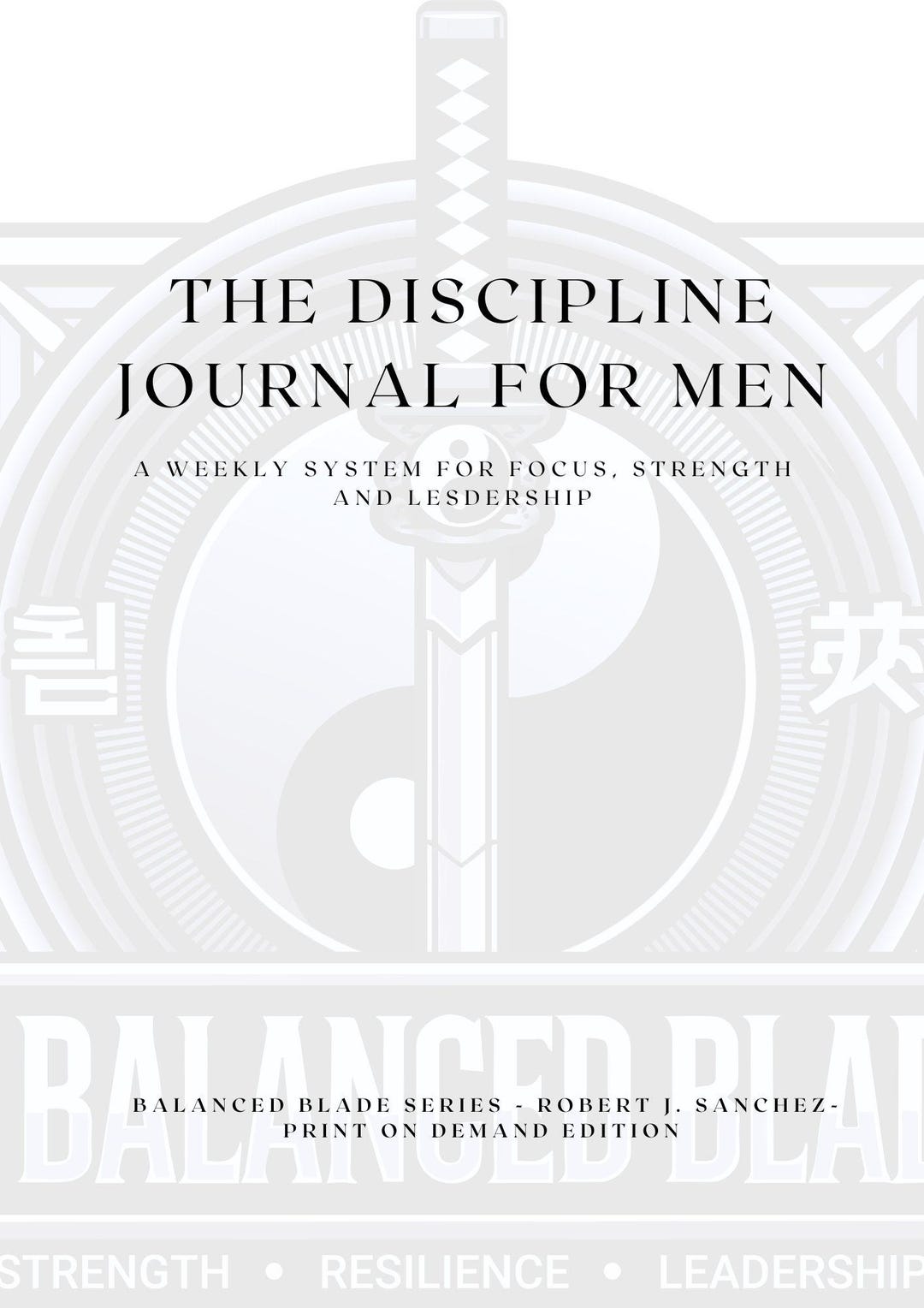Men's Discipline Journal – Full Printable(pdf Format) - Etsy