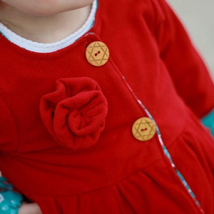 Girl's Jacket Sewing Pattern Easy Coat Pattern - Etsy