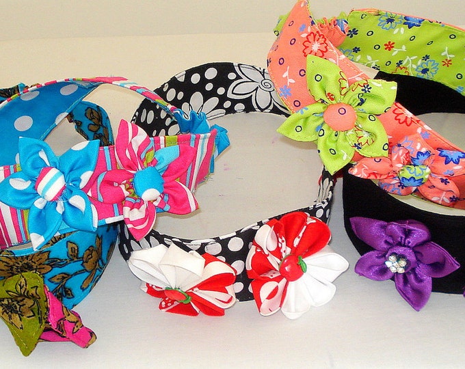 Girls Headband Pattern Bundle DIY Fabric Flowers PDF Pattern - Etsy