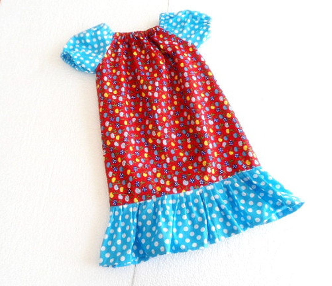 Girls Peasant Dress Pattern Long and Short Sleeves Easy - Etsy