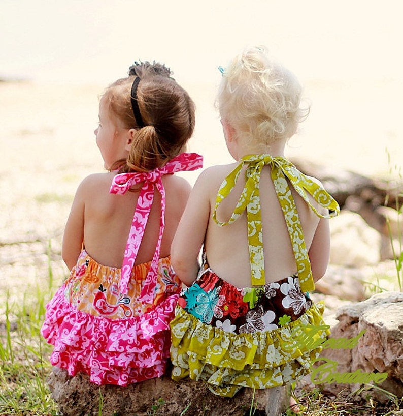 Baby Sunsuit Sewing Pattern Newborn to Two Years Ruffled - Etsy