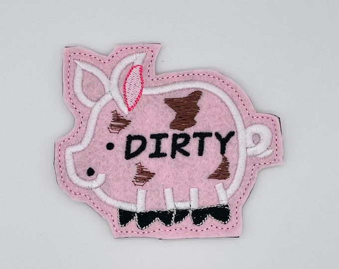Pig Dishwasher Magnet, Dishwasher Magnet Clean Dirty, Kitchen Magnet ...